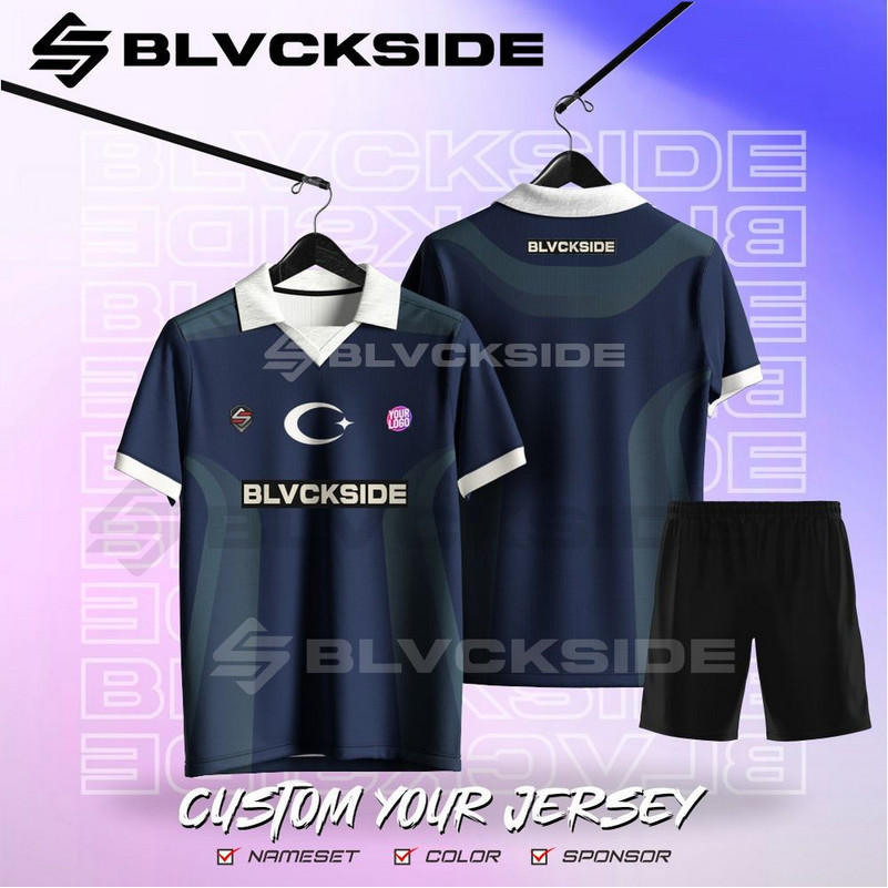 Futsal Unit Class Jersey retro vintage collar football volleyball ...
