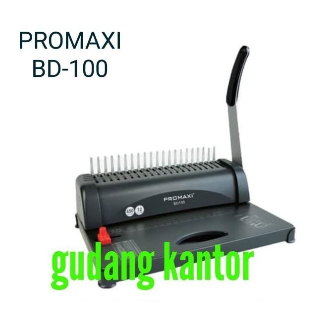 MESIN Promaxi Bd100 Comb Binding Machine / Bd 100 Binding Machine ...