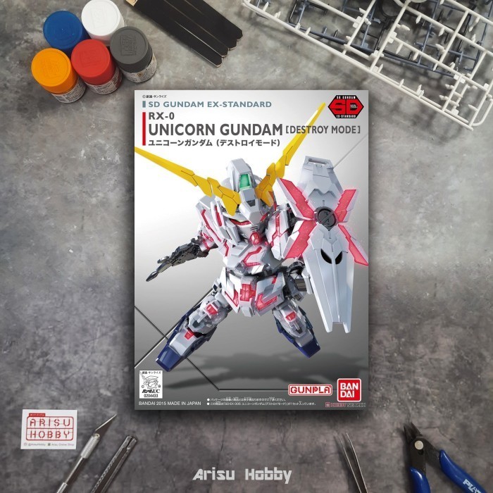 Sd SD SDEX Unicorn Gundam Destroy Mode Bandai EX-Standard | Shopee Malaysia