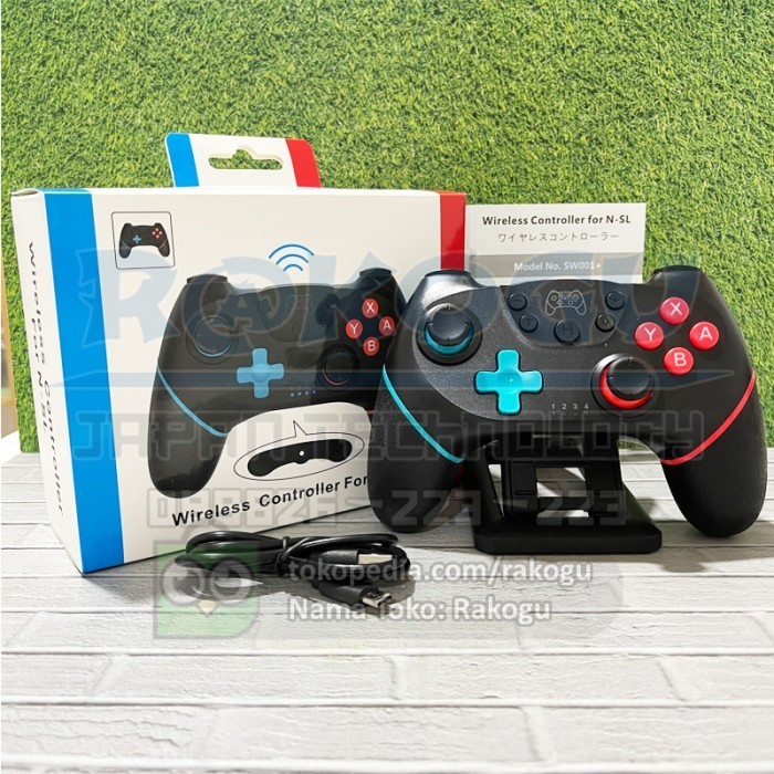 Wireless Joystick Nintendo Switch Pro Controller Stick Gamepad Pc Ns ...