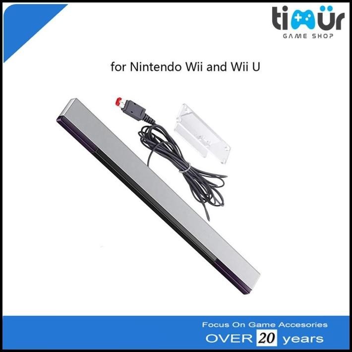 Sensor Bar Motion Receiver Wired Infrared Ir Ray Inductor Nintendo Wii ...