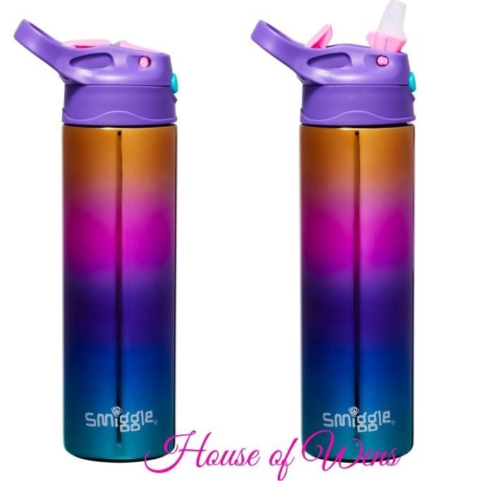 Smiggle Insulated Stainless Steel Drink Bottle With Flip Spout Bottle ...