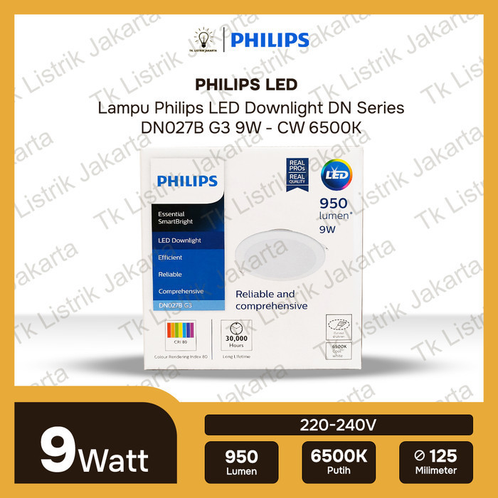 PHILIPS LED Downlight DN027B G3 LED9 D125 9W | Shopee Malaysia