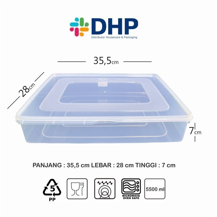 Donali Donut Box 5500ML Donatsu Box Sealware Cake Box Food Snack Food ...