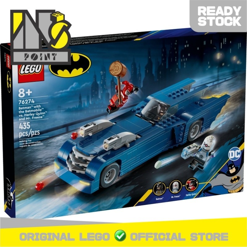 Lego 76274 - Super Heroes - Batman with the Batmobile vs. Harley Quinn ...