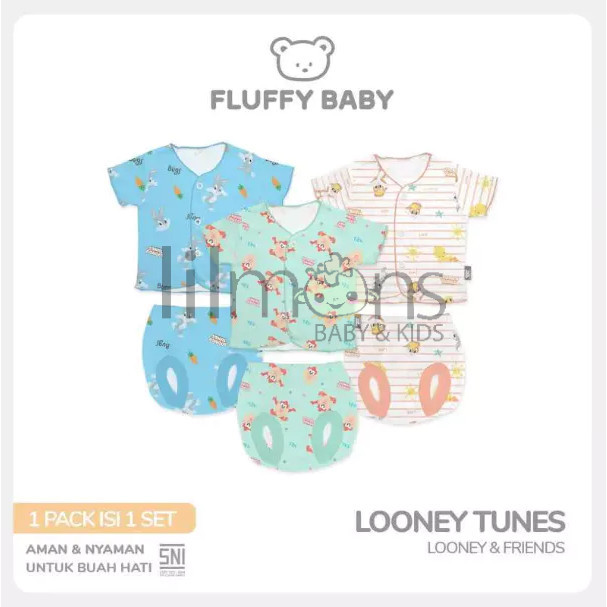 Fluffy Short Sleeve Bus Pants Pop Looney Tunes Series | Lilmons ...