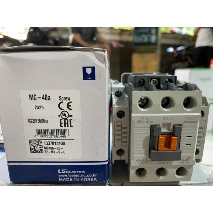 Contactor CONTACTOR MC-40A LS METASOL 220VAC | Shopee Malaysia