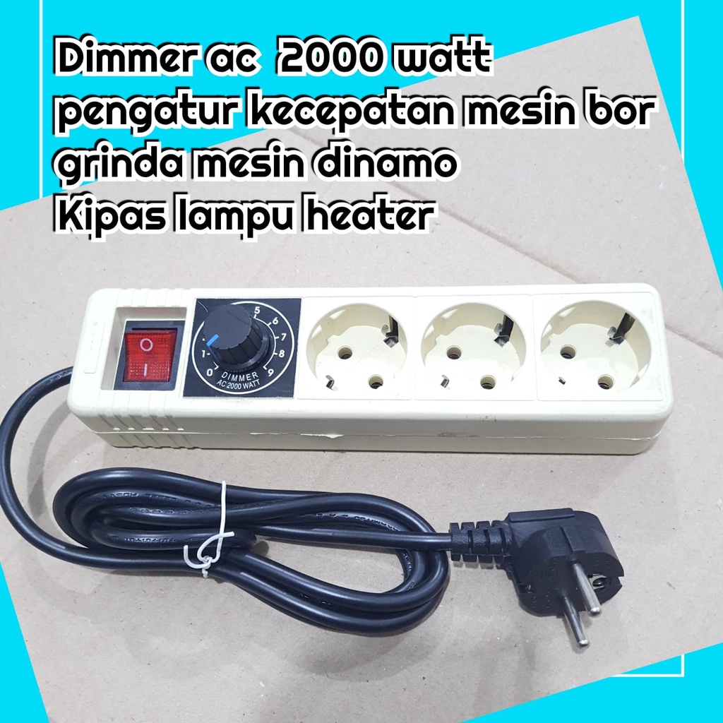 Dimmer SPEED CONTROL 2000W 2000 WAT DIMMER AC 2000W / SCR 2000 WATT / 0 ...