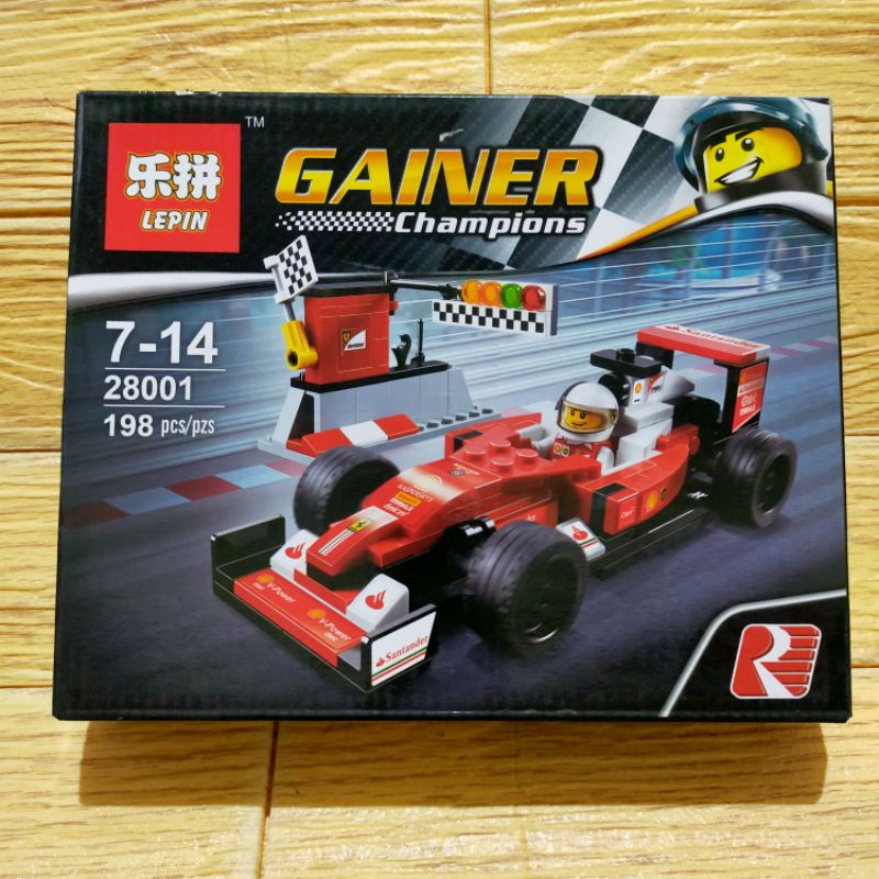 Educational Stacking Blocks Toys brick Gainer Champions racing car ...