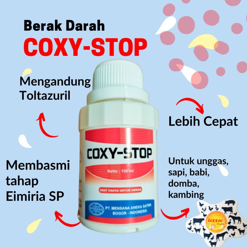 Toltrazuril Coxy Stop 100ml Medicine Coxy anti Koksi Blood Blood ...