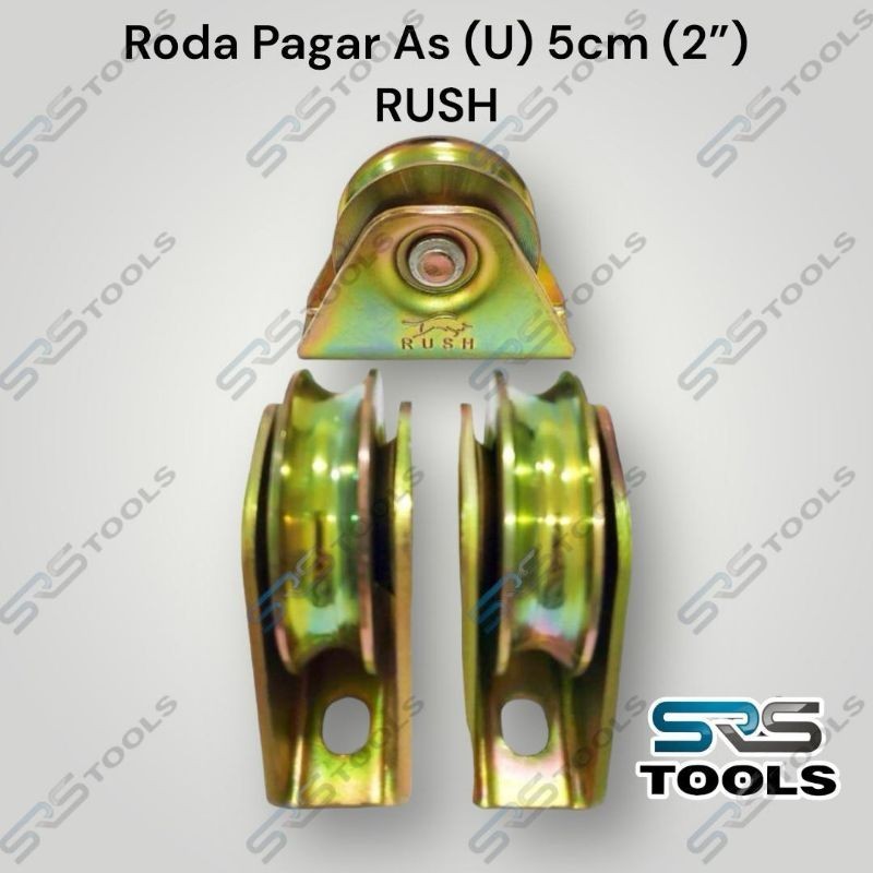 Rush Iron Gate Wheels Round Model As U 50 mm (2 Inch) Single Bearing ...