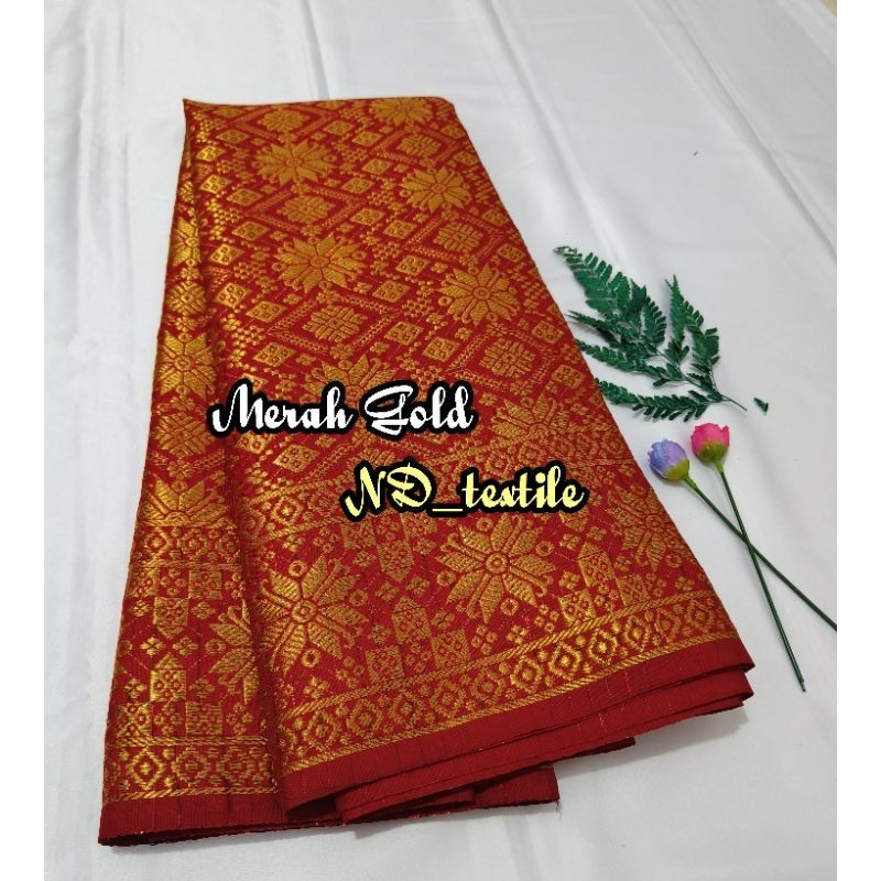 Metered Songket Material/Palembang Songket Material/Woven/Bridasmaid ...