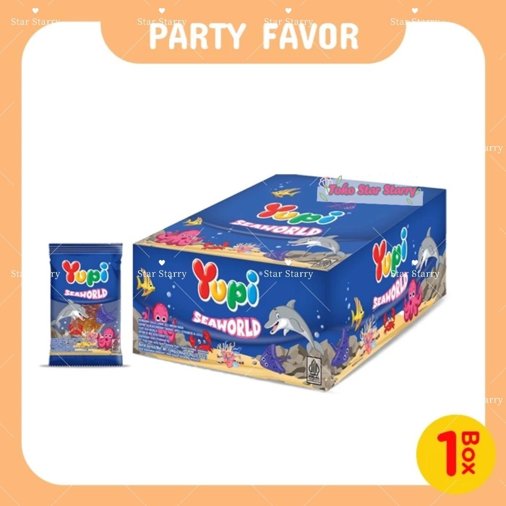 [Per Box] Yupi Gummy Yupi Seaworld Yupi Sea World 24pcs Halal Viral ...
