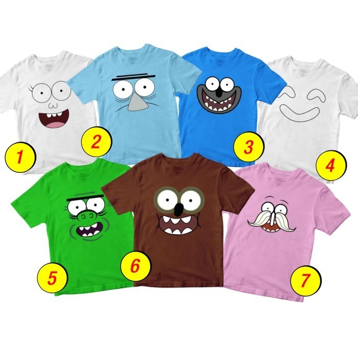 T-shirts For Boys And Girls Aged 1-10 Years, Regular Show Pictures ...