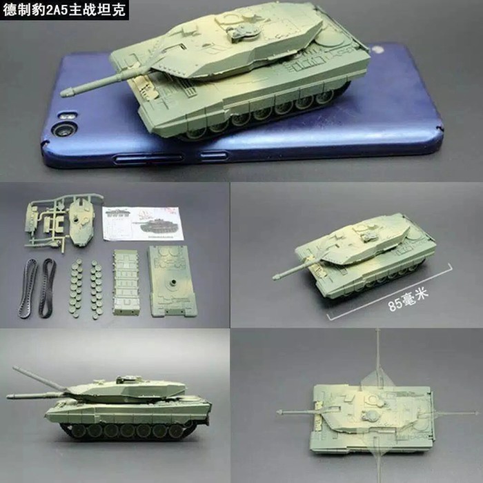 Mokit Miniature tank german leopard 2a5 battle tank zenyang22 | Shopee ...