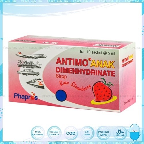 ANTIMO LIQUID CHILDREN DUS CONTAINS 10 SACHETS STRAWBERRY PEACEFUL ...