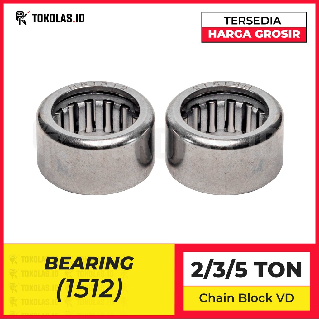 Roller Bearing 1512 Chain Block Tackle Manual Pulley 2 3 5 Ton Needle Bearing | Shopee Malaysia