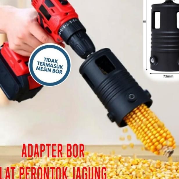 MESIN Corn Thresher Drill Adapter | Corn Husking Machine | Shopee Malaysia