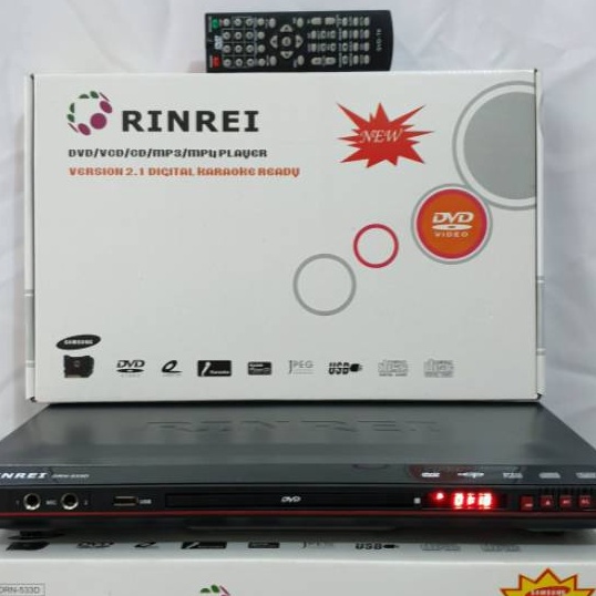 (W13B) Dvd VCD CD MP3 MP4 Full Tag DRN533B (Iron Body) Karaoke, USB ...