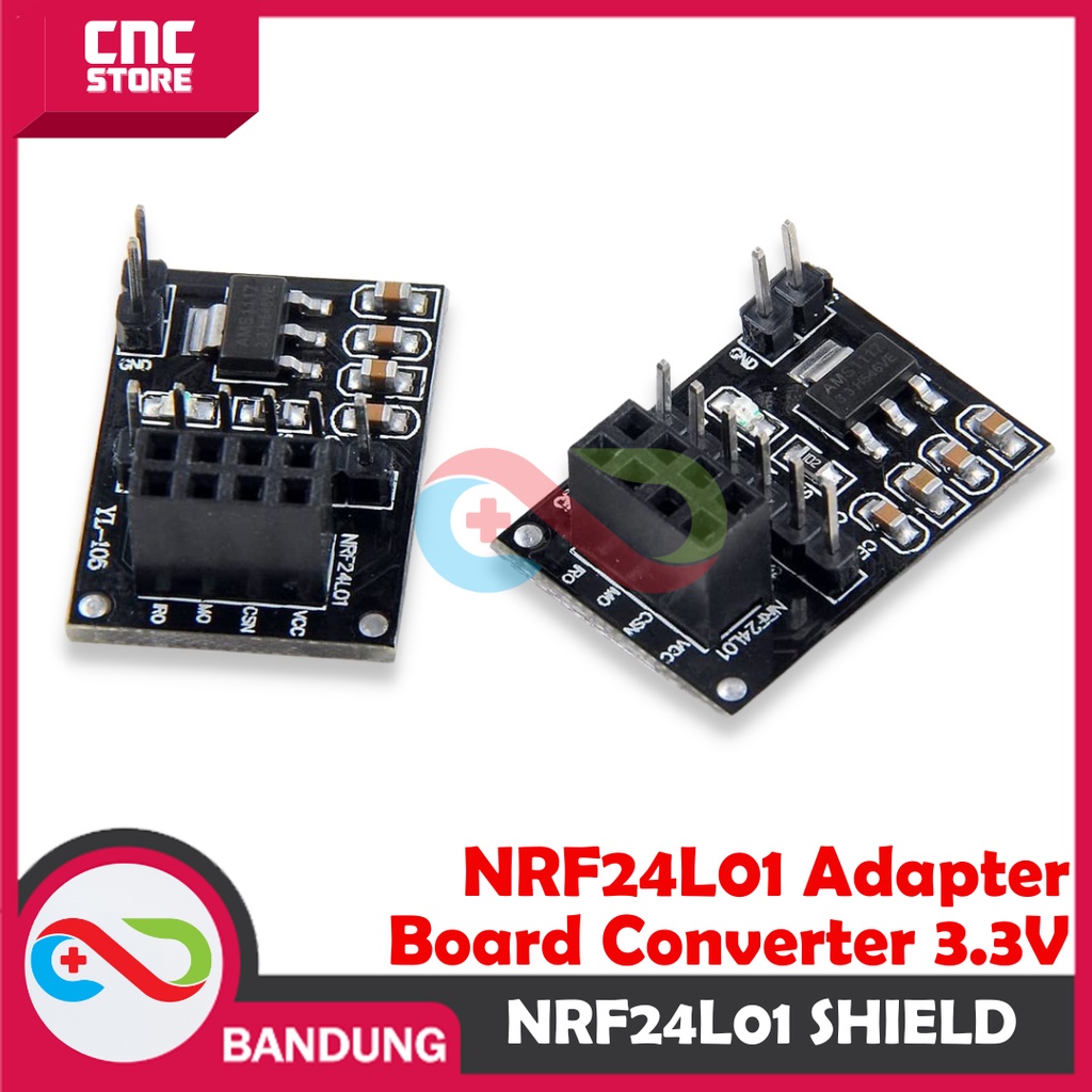 Nrf24l01 SHIELD SOCKET ADAPTER BOARD CONVERTER 3.3V | Shopee Malaysia