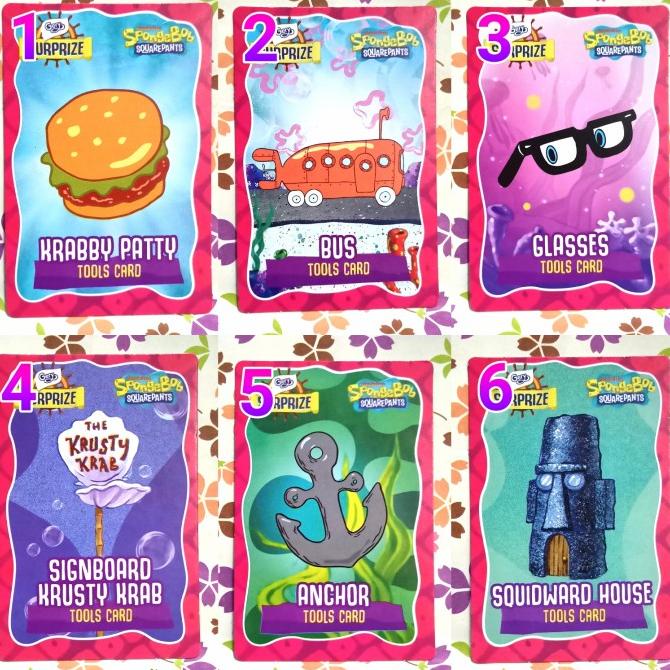 Ar gery pasta spongebob TOOLS CARD CARD (unit) | Shopee Malaysia