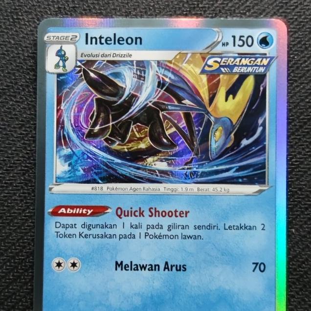 Inteleon Foil Climax Pokemon Tcg Indonesia Shopee Malaysia