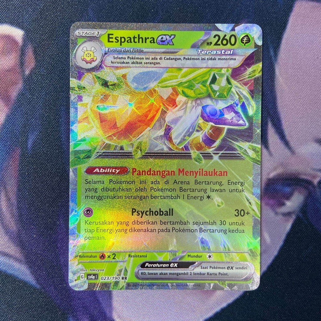 Pokemon (ID) espathra ex - SV4a 023/190 - RR | Shopee Malaysia
