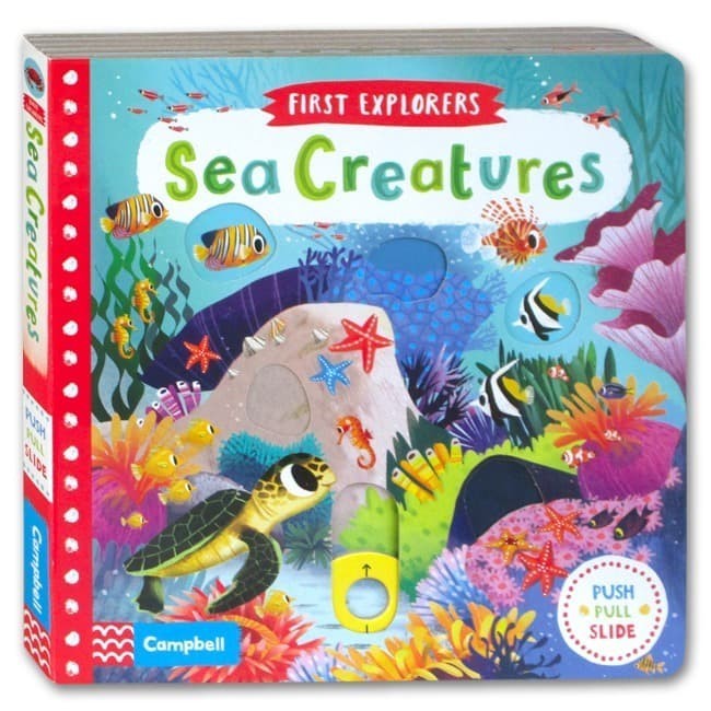 First Explorers - Sea Creatives (Push Pull Slide Board Book) | Shopee ...