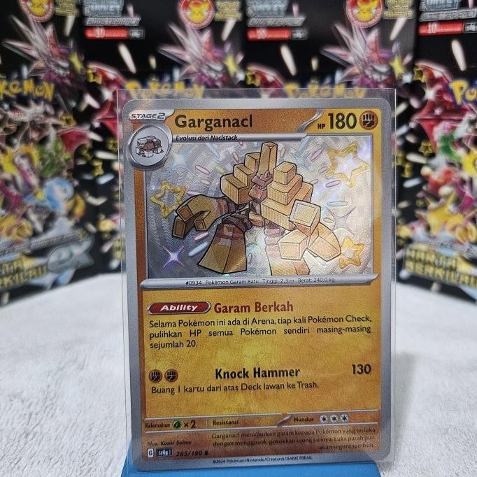 Garganacl Baby Shiny S 285/190 sv4a - Pokemon TCG Indonesia | Shopee Malaysia