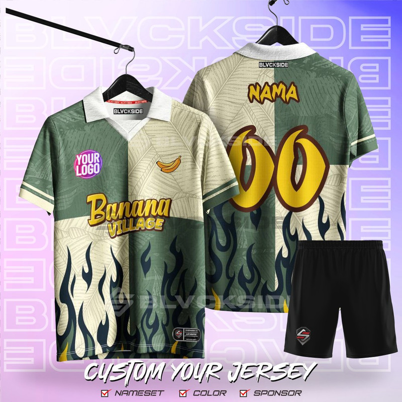 Futsal Class Unit Class Jersey retro vintage collar football volleyball ...