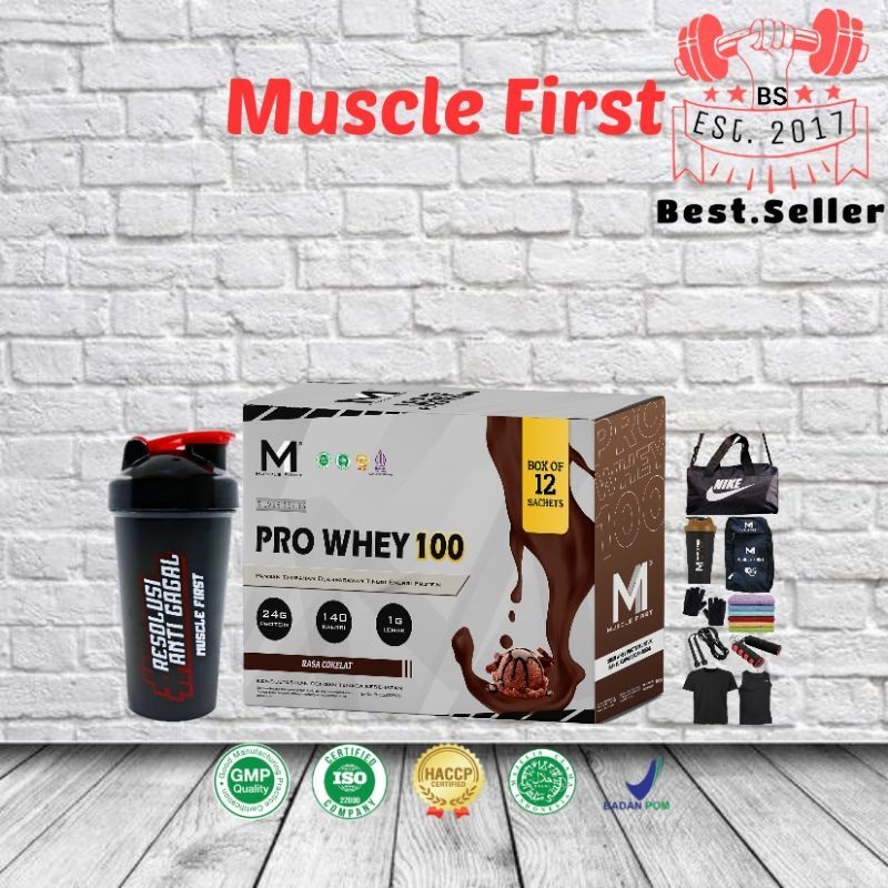 Muscle First M1 Pro Whey 100 Box 12 Sachets Whey Protein | Shopee Malaysia