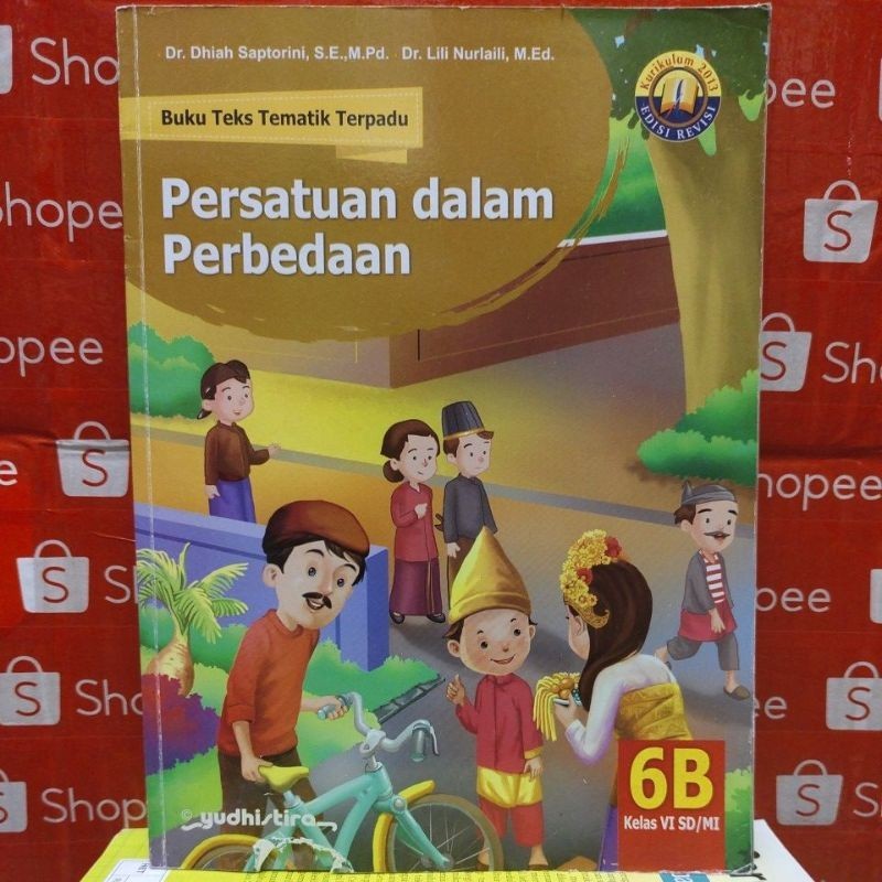 Integrated thematic textbook for unity in differences for class 6B SD ...
