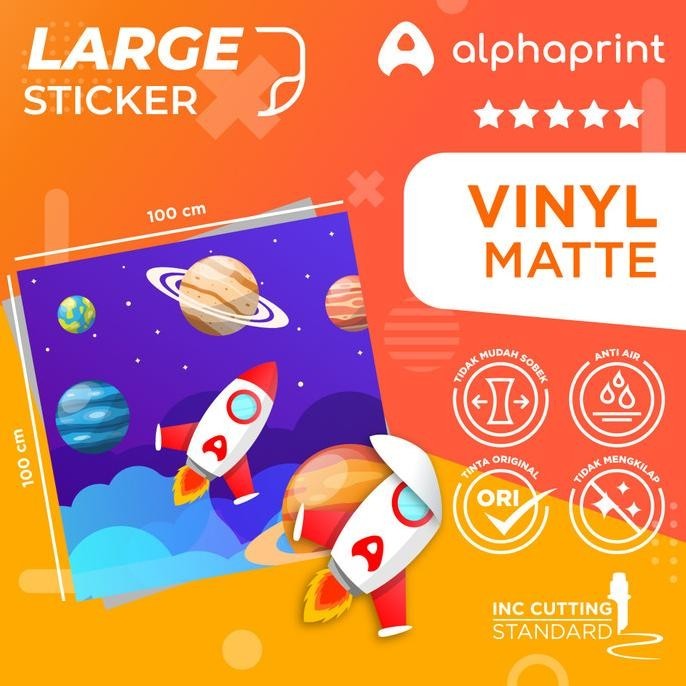 Custom Vinyl Matte Sticker (Print & Cut) | Shopee Malaysia