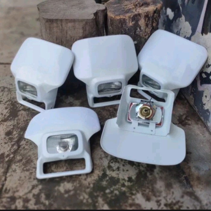 REPLIKA Honda Xr200 Xr400 Headlamp Headlight Replica Rare Reflector Set ...