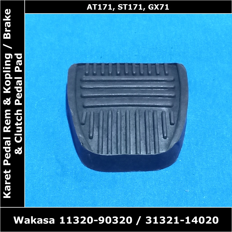Toyota Cressida 2000cc EFI 1G GX71 Wakasa Brake/Clutch Pedal Rubber ...