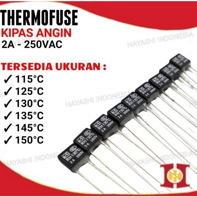 Fuse Fan Thermal Fuse Thermofuse 2A 250V | Shopee Malaysia