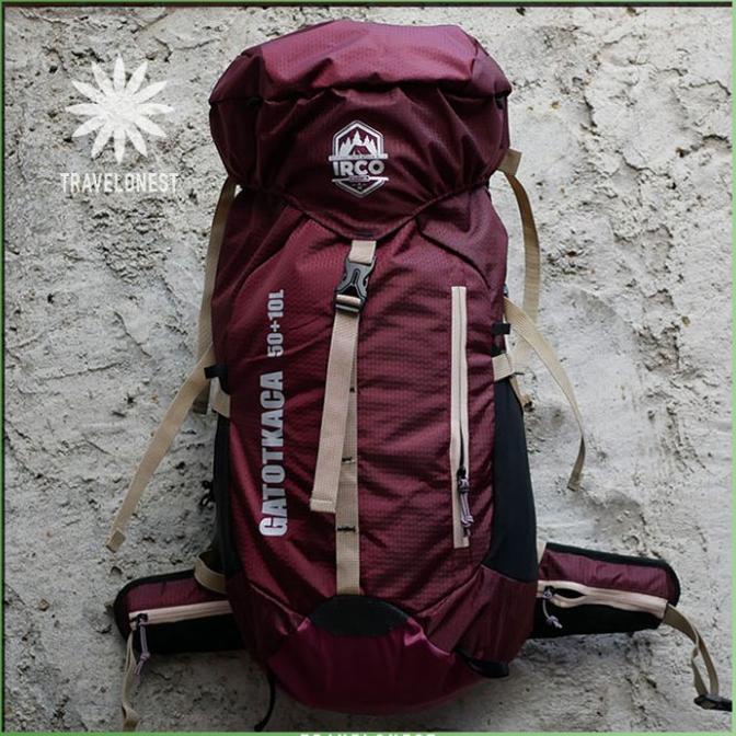 Tas Carrier Gunung 50L - Tas Ransel Outdoor - Backpack Free Cover Bag ...