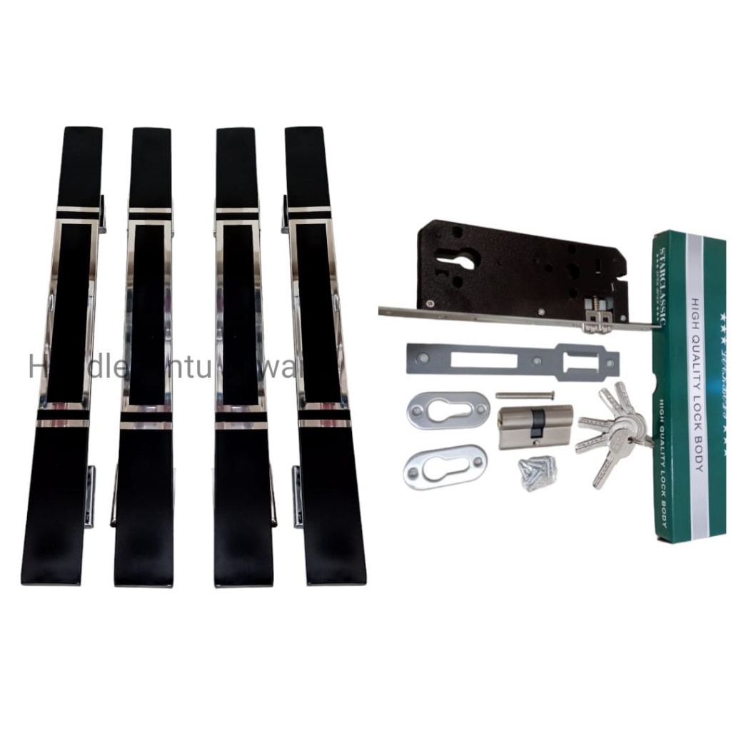 1 One set Of 4 Handles And Body Locks For The Latest Minimalist House ...