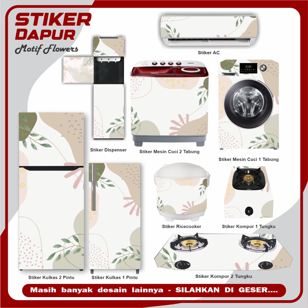MESIN MATA 1 and 2 tub washing machine stickers Refrigerator stickers 1 ...