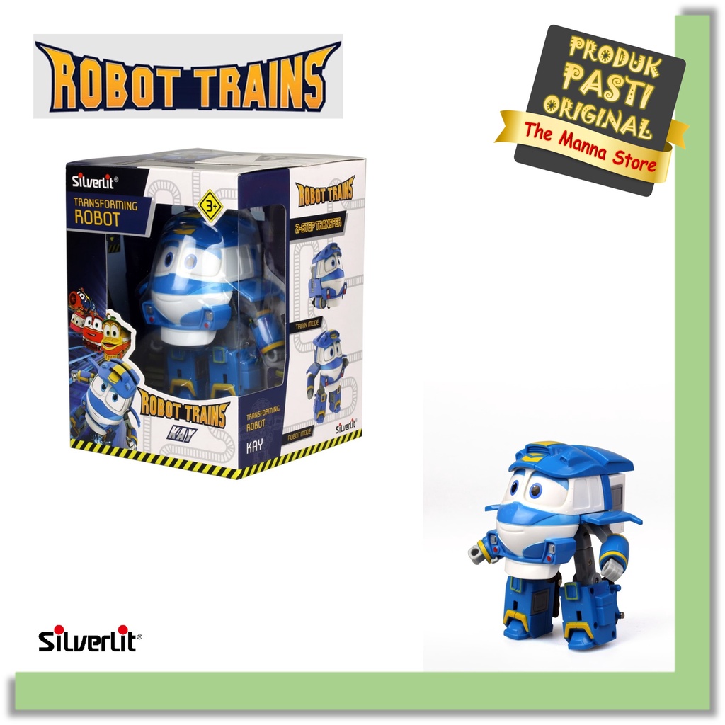 Silverlit Robot Trains Transforming Robot Kay 4" Korean Toys Good ...