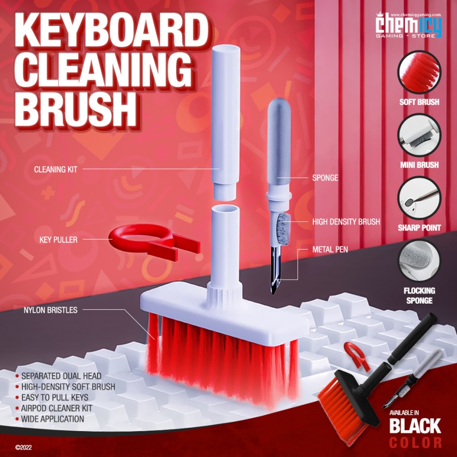 5 In 1 Laptop Keyboard Cleaner/Earphone/Keyboard Cleaning Brush ...