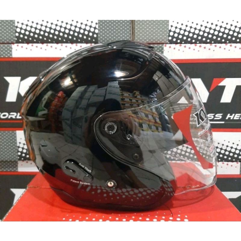 KYT KYOTO R SOLID ORIGINAL | ALL VARIANT | HALF FACE PLAIN MOTORCYCLE ...