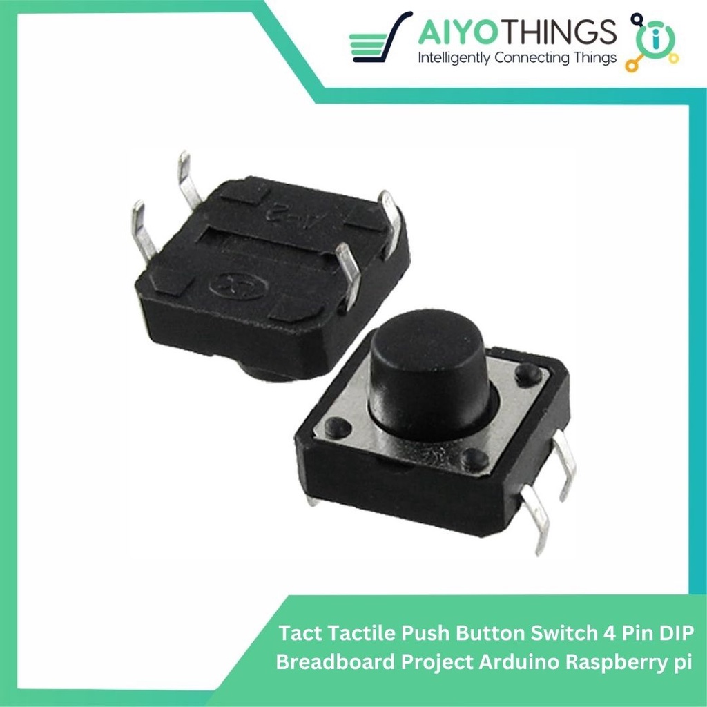 [BR113] Tact Tactile Push Button Switch 4 Pin DIP Breadboard Project ...