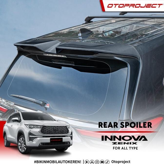 Latest Rear Spoiler Rear Spoiler Innova Zenix 2022 2023 (Non Painting ...