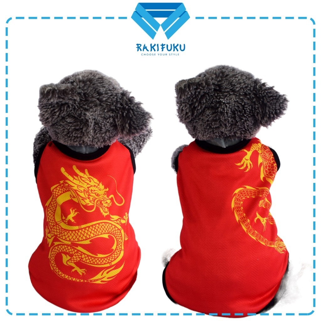 KAYU Chinese New Year Cat Clothes Dog Rabbit Monkey Cute Wooden Dragon ...