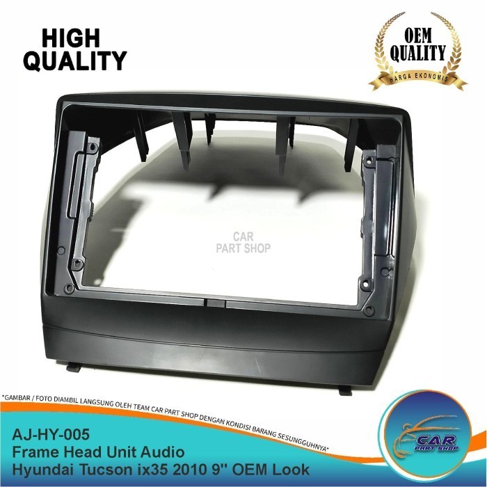 Hyundai Tucson ix35 2010 9" Audio Head Unit Frame Black Matte | Shopee ...