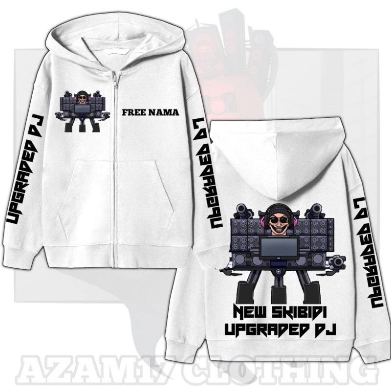 New CHILDREN'S ZIPPER HOODIE JACKET SKIBIDI UPGRADED DJ TITAN SKIBIDI ...