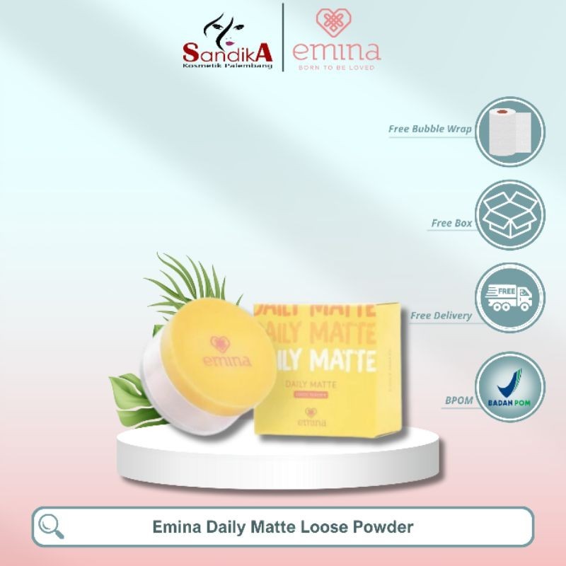 Emina Daily Matte Loose Powder 20g (100% Original) | Shopee Malaysia