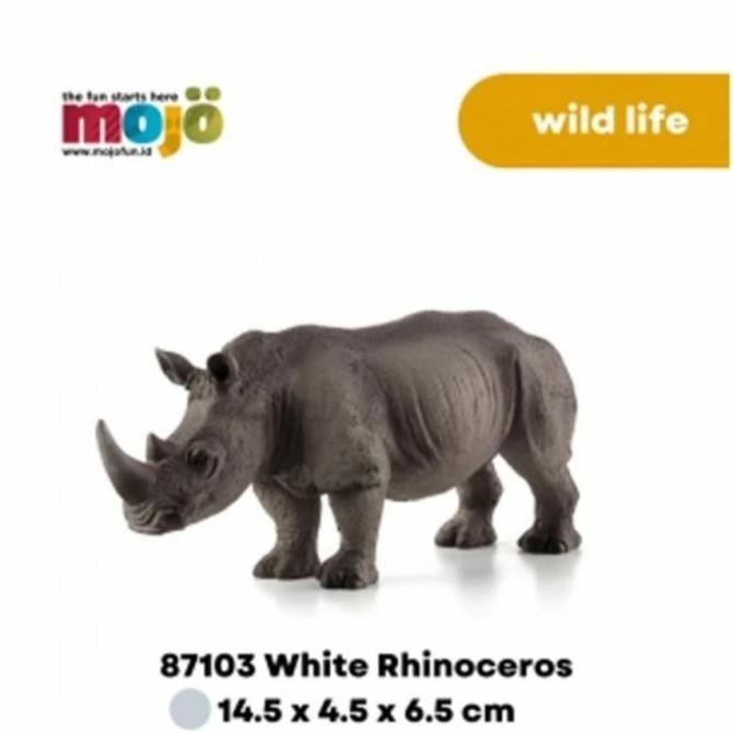 Mojo WHITE RHINOCEROS Rhino Figure (87103) | Shopee Malaysia