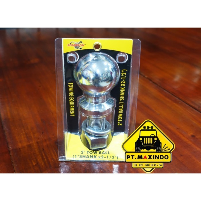 Scorpion Original Tow Towing Hitch Ball 2 Inch Tow Ball 6.00 Lbs ...